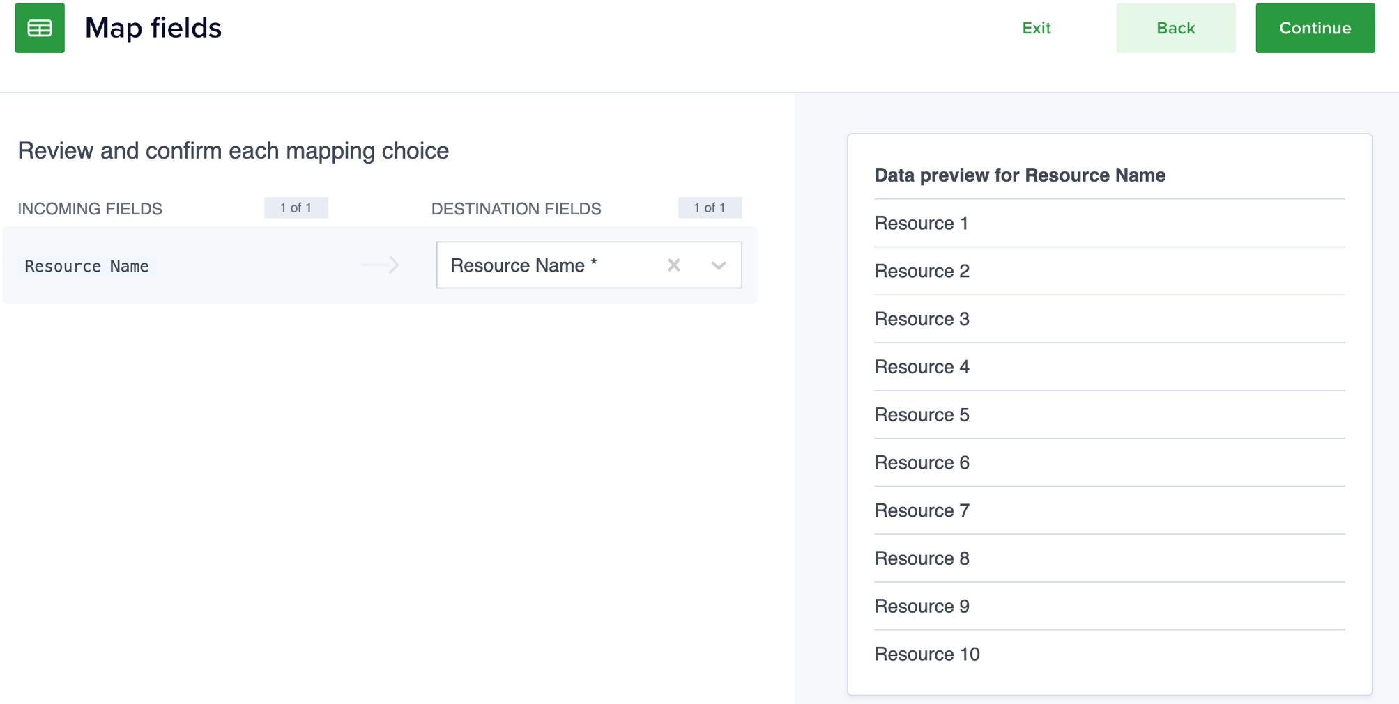 Setting Up Resource Types and Resources